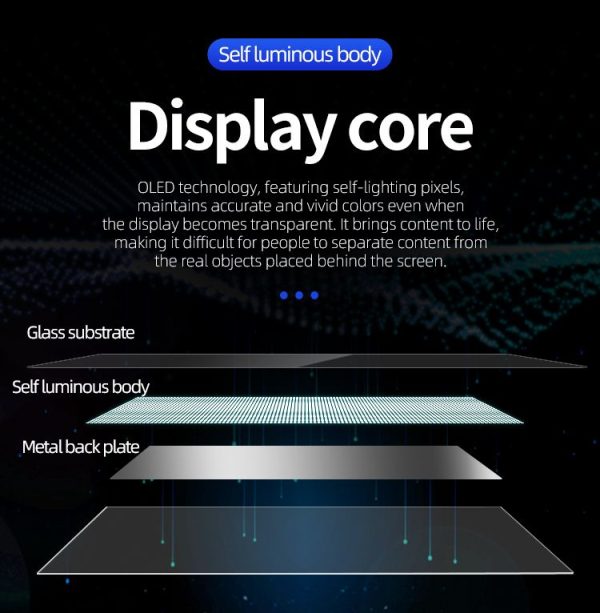 30 55″ LG BOE Oled Transparent – Transparent Display